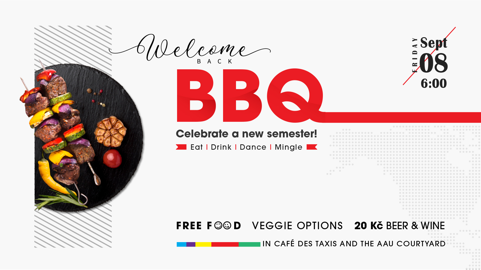 Welcome Back BBQ 2023 - Anglo-American University in Prague