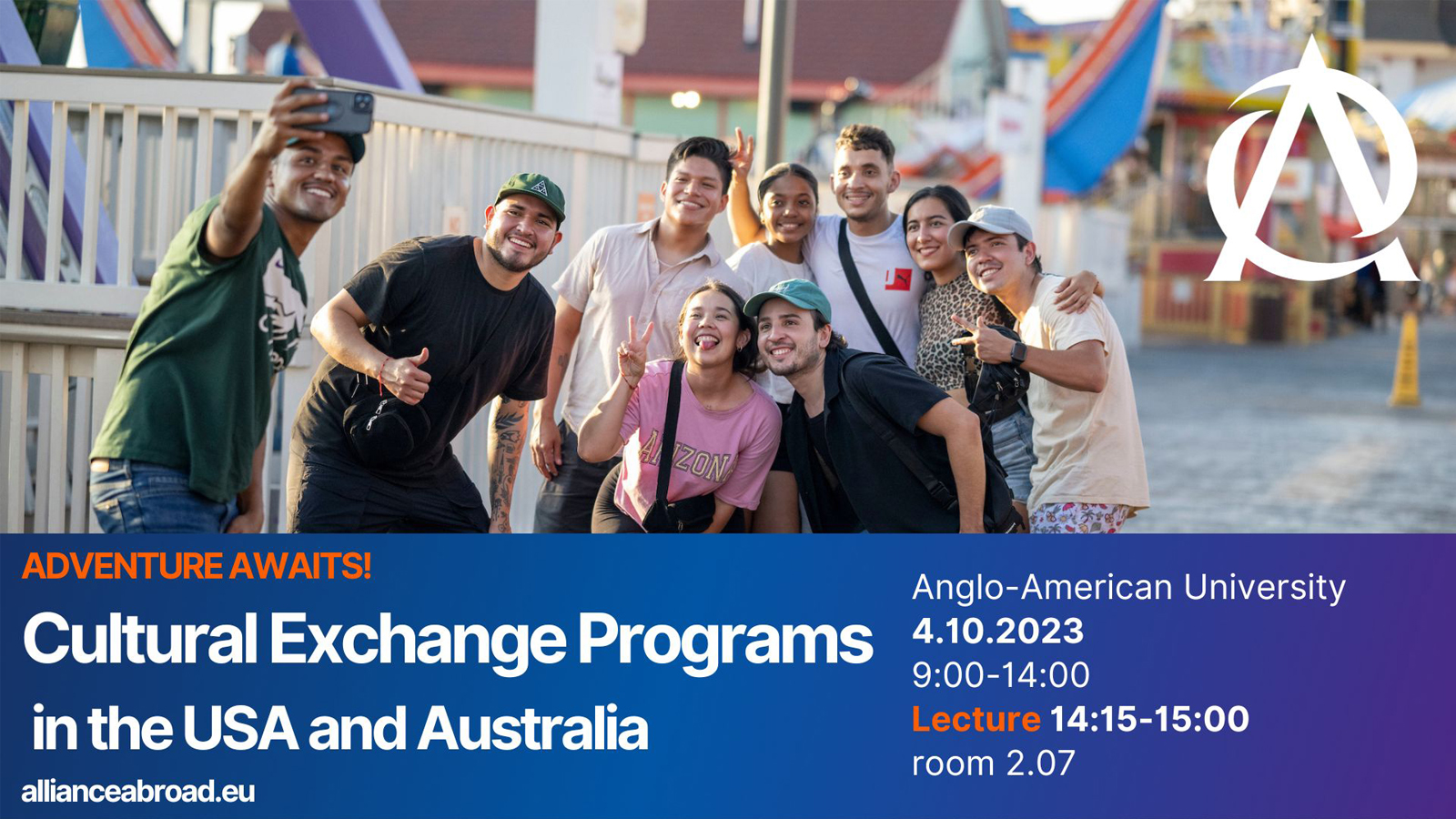 Cultural Exchange with Alliance Abroad - Anglo-American University in ...